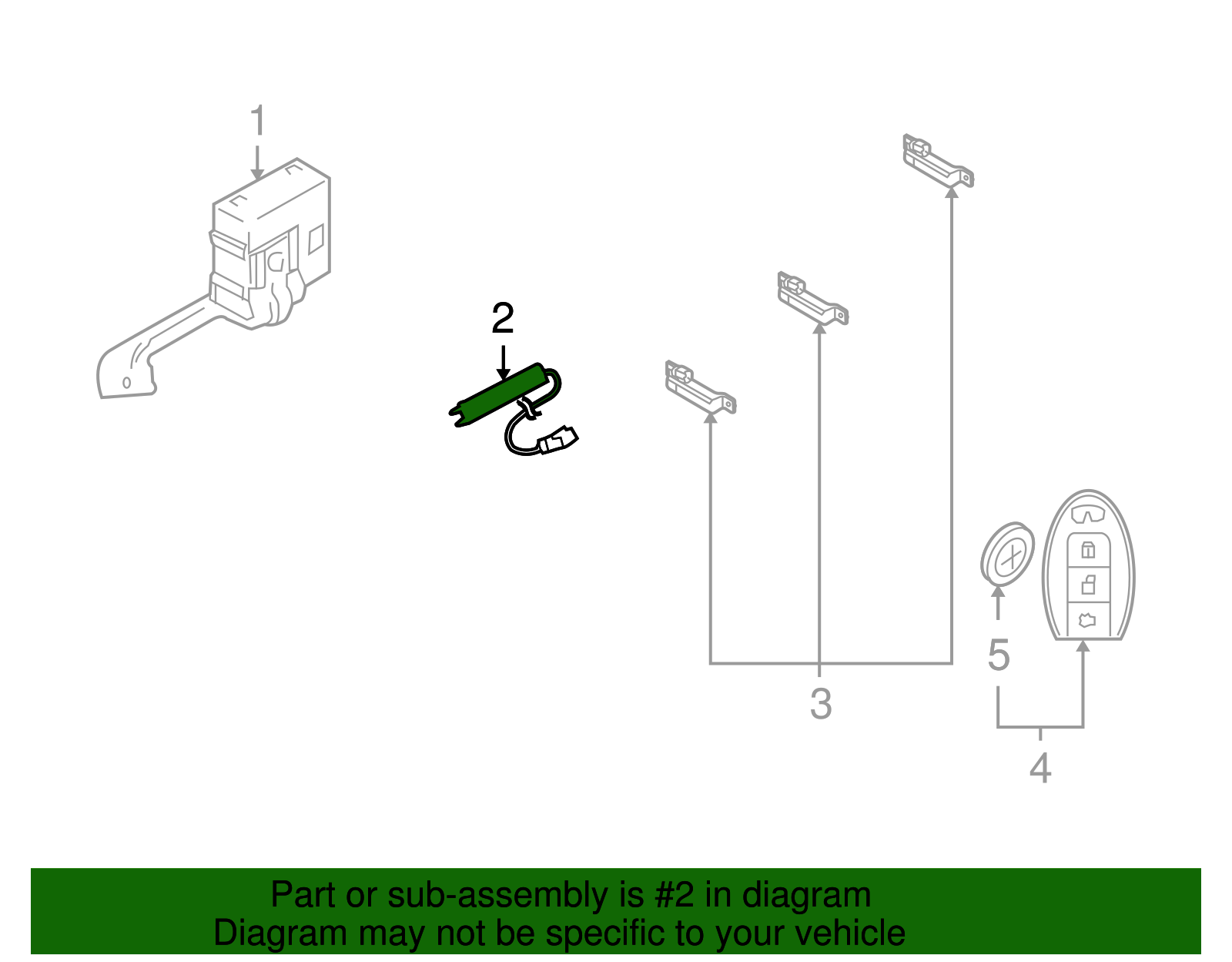 285E7-JK60A - Antenna 2009-2017 Infiniti | INFINITI Parts & Accessories ...