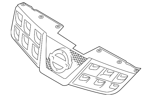 2011-2015 Nissan Grille 62310-1VK0A | TascaParts.com