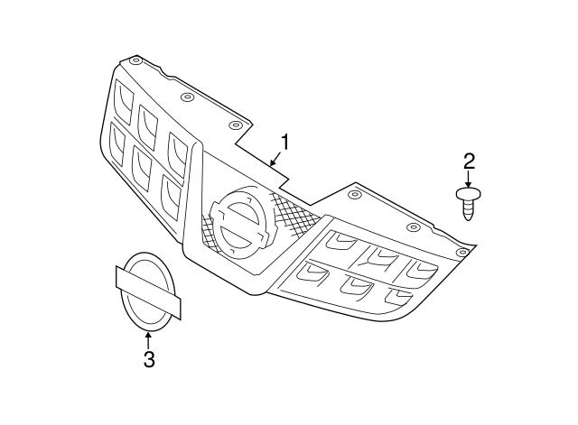 62310-1VK0A - Grille 2011-2015 Nissan | AutoNationParts.com