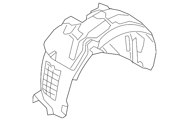 2018-2023 Land Rover Range Rover Velar Fender Liner LR142088 | Land ...