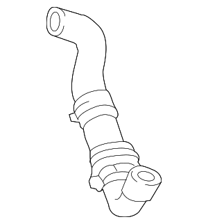 2012-2016 Audi A8 Quattro Upper Hose 4H0-121-101-P | TascaParts.com