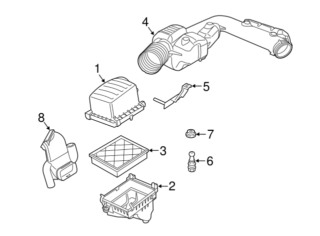 2011-2020 Mopar Air Cleaner Body 68084276AA | TascaParts.com