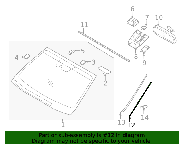 2019-2023 Hyundai Santa Fe Side Molding 86140-S1000 | OEM Parts Online