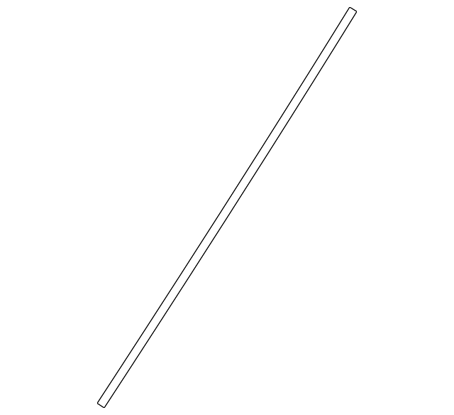 Genuine Side Molding for 2019-2023 Hyundai Santa Fe | Part# 86140-S1000 ...