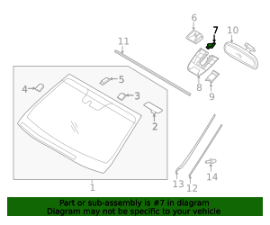 2019-2023 Hyundai Rain Sensor 96000-J3000 | AutoNationParts.com