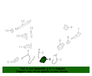 Genuine BMW 51-22-5-A36-E15 | Lock Assembly | FREE Shipping on Most ...