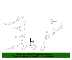 51-22-7-175-744 - Lock Rod 2009-2015 BMW | Braman BMW & MINI Parts