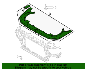 2020 Genesis G90 Cover Assembly Radiator Grille Upper 86361-D2500 | OEM ...
