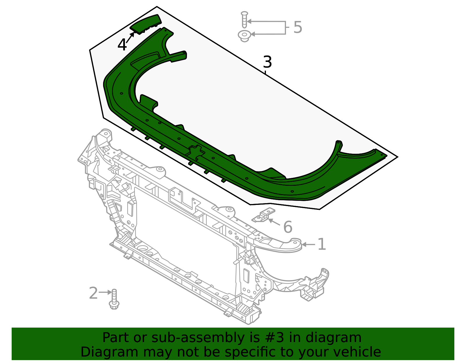 86361-D2700 - High-Quality Radiator Support Access Cover for 2020-2022 Genesis G90 | AutoNation ...