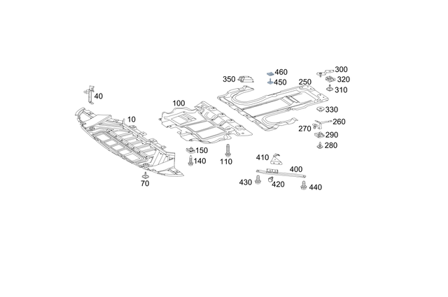 290-524-14-00 - Reinforcement Sheet Metal 2021-2023 Mercedes-Benz AMG ...