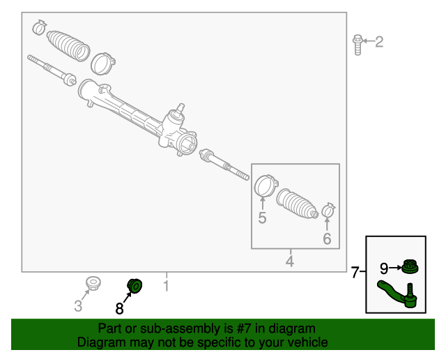 2007-2019 Toyota Steering Tie Rod End 45046-59255 | AutoNationParts.com