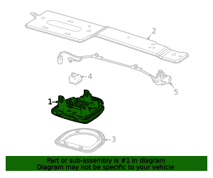 2021-2023 Jeep Overhead Console 7he95dx8aa | TascaParts.com