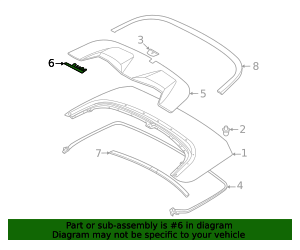 Genuine BMW 51-17-7-490-640 | Lid Outer Cover | FREE Shipping on Most ...