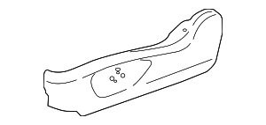 64115AJ23BWJ - Recline Cover - 2010-2014 Subaru | World OEM Parts Subaru
