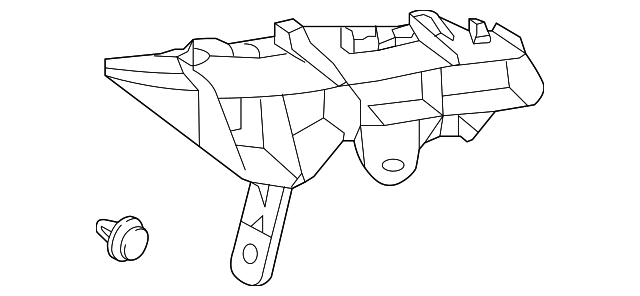 52563-53030 - Retaining Bracket For 2014-2020 Lexus | Lexus OE Parts