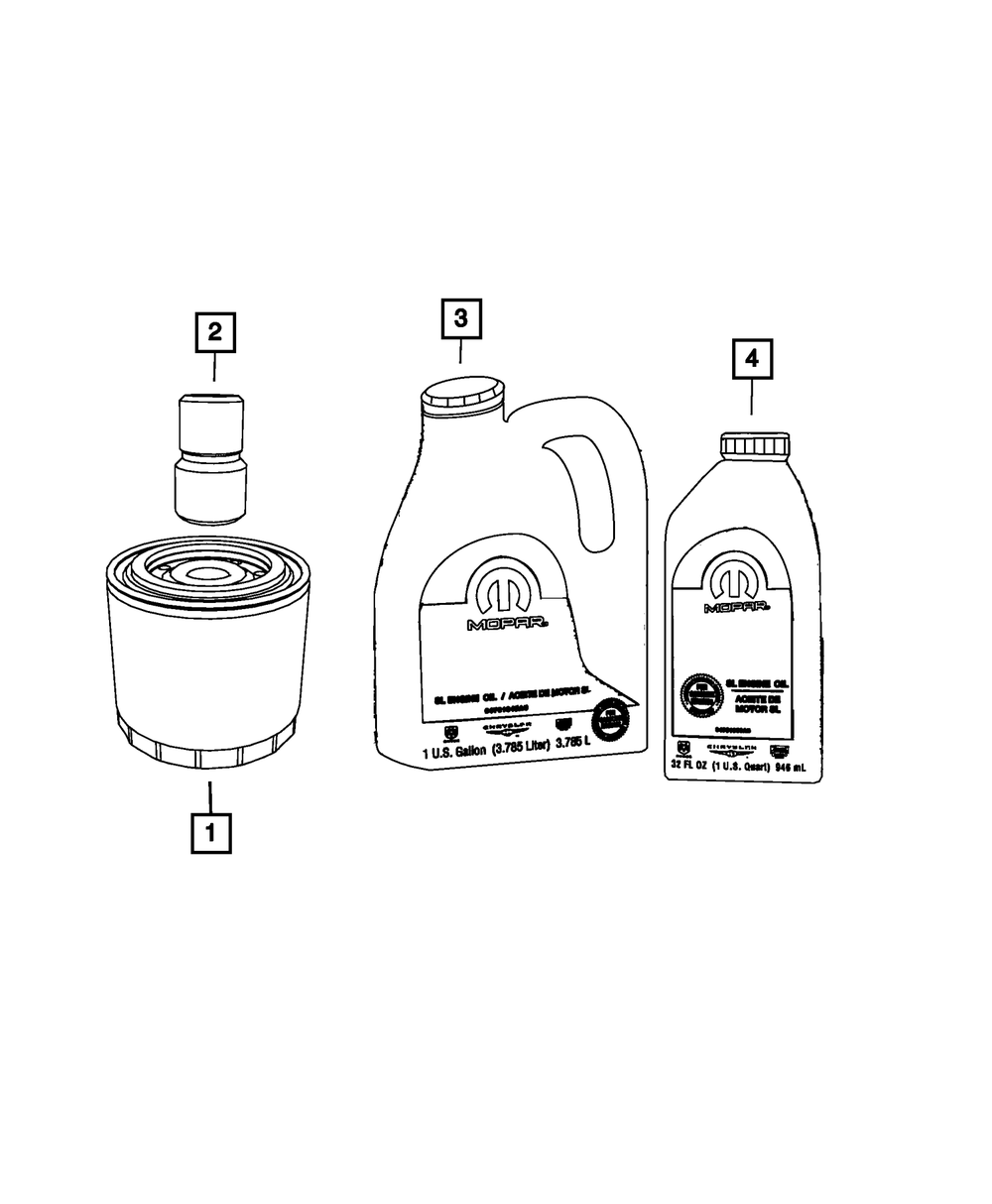 2008-2017 Mopar Engine Oil Filter 5038041AA | Mopar eStore