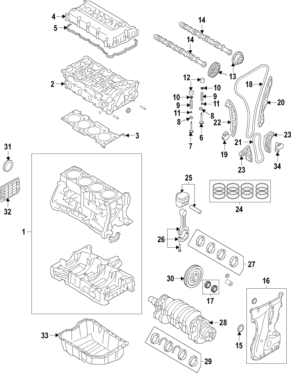 24355-2G500 - Engine Variable Valve Timing (Vvt) Solenoid 2011-2016 Kia ...