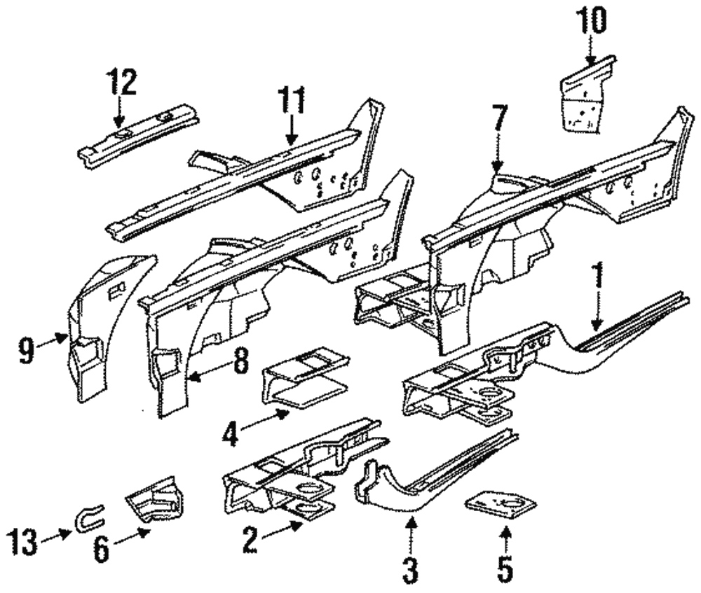 41-14-8-156-227 - 1989-1995 BMW - Front Panel | BMWPartsHub