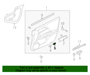 2013-2017 Honda Accord Cover, Courtesy *YR449L* (Cashmere Ivory) 83520 ...