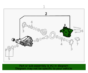 2021-2024 GM Rear Axle Housing 84881457 GM | GMPartsDirect.com