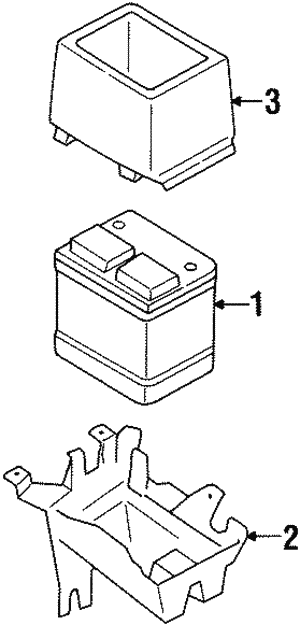 1999-2002 Mercury Villager Motorcraft™ Vehicle Battery BXT-24F-B | OEM ...
