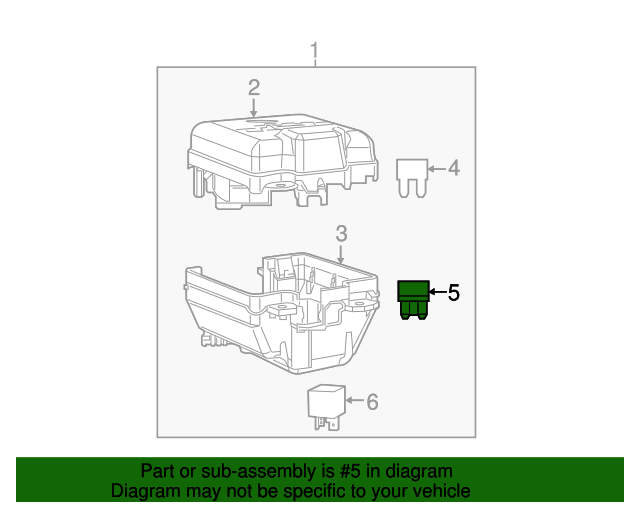 2015-2019 Ram ProMaster City Maxi Fuse 68093580AA | TascaParts.com