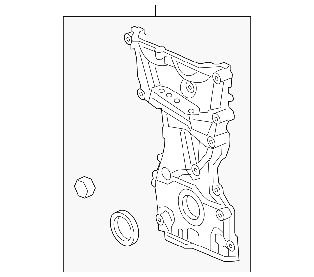 2014-2020 Mopar Timing Cover 5048201AA | TascaParts.com