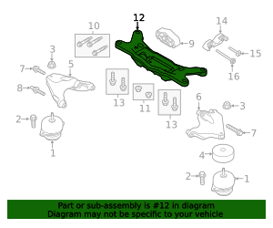 2011-2023 Ford Mustang Trans Support BR3Z-6A023-B | OEM Parts Online