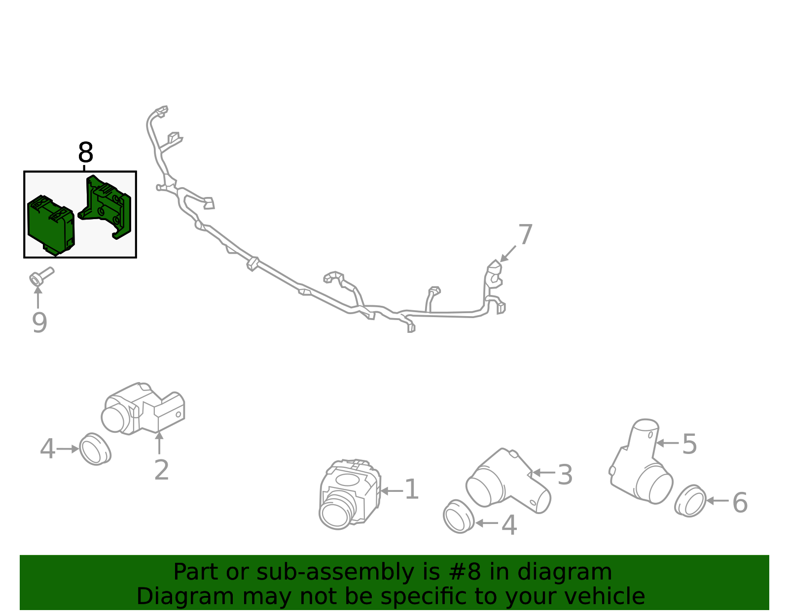 Genuine OEM Cruise Control Module Part# LR112516 Fits 2018-2024 Land ...