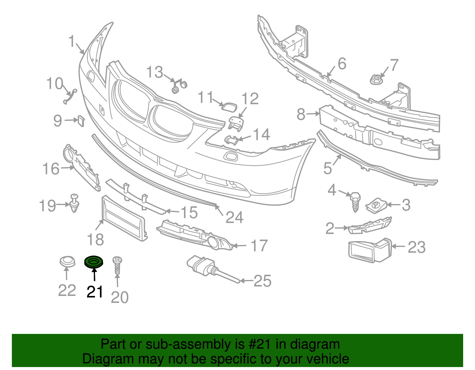 Genuine BMW 07-11-9-904-207 | License Bracket Washer | FREE Shipping on ...