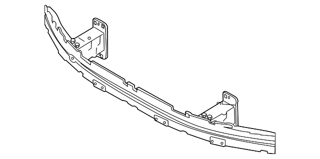 2004-2010 BMW Reinforced Beam 51-11-7-148-585 | OEM Parts Online