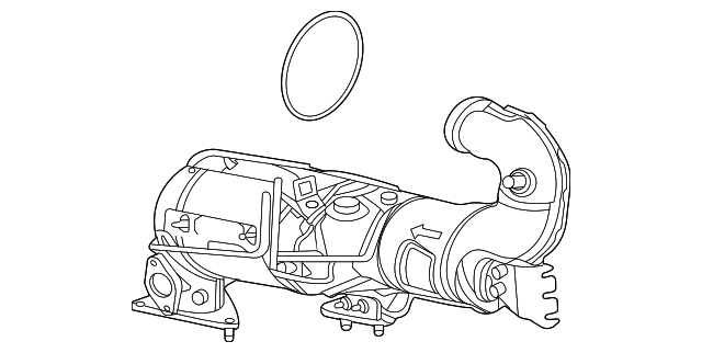 2021-2024 GM (Replaces 12709334) Nitrogen Oxides Catalytic Converter ...