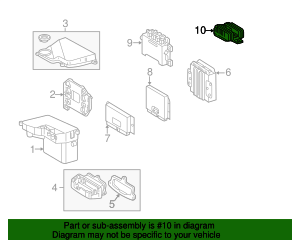 020-545-59-32 - Control Module Mercedes-Benz USA Parts