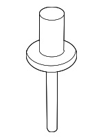 Genuine BMW 07-14-2-151-750 | Wheel Opening Molding Rivet | FREE ...