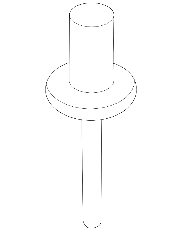 Genuine BMW 07-14-2-151-750 | Wheel Opening Molding Rivet | FREE ...