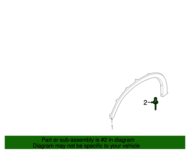 Genuine BMW 07-14-2-151-750 | Wheel Opening Molding Rivet | FREE ...