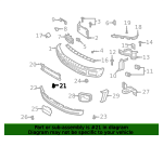 2015-2021 Ford Front Molding Clip -W714931-S300 | TascaParts.com