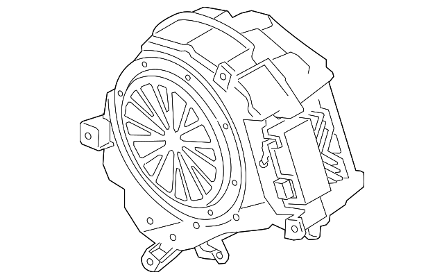 2010-2024 Porsche Rear Speaker 7PP-035-416-C | Checkered Flag Porsche