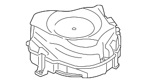 2010-2022 Porsche Rear Speaker 7PP-035-416-C | Checkered Flag Porsche