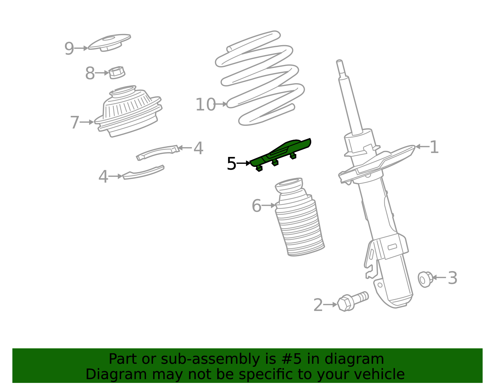 2014-2024 Mopar Coil Spring Insulator 68194692AB | Mopar Parts Canada