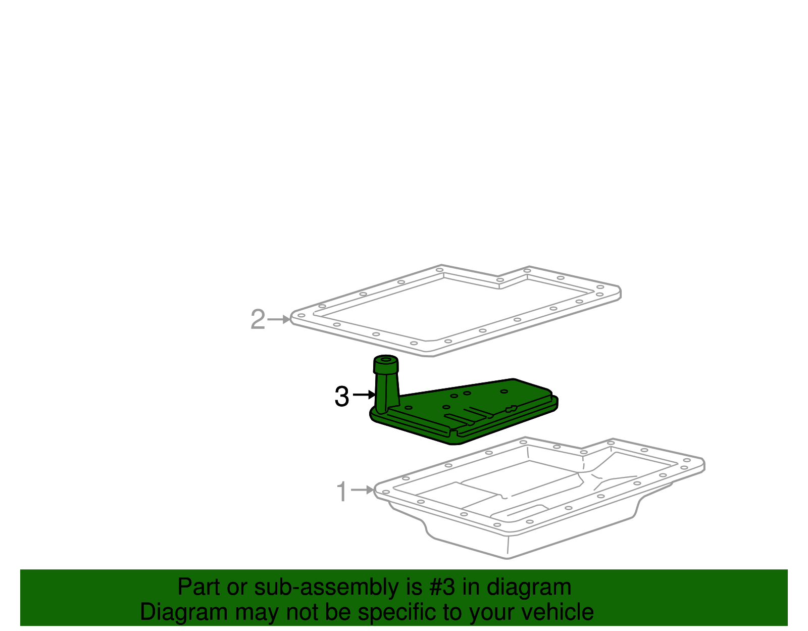 Genuine OEM Ford Part - Transmission Oil Filter BL3Z-7A098-A | Genuine ...