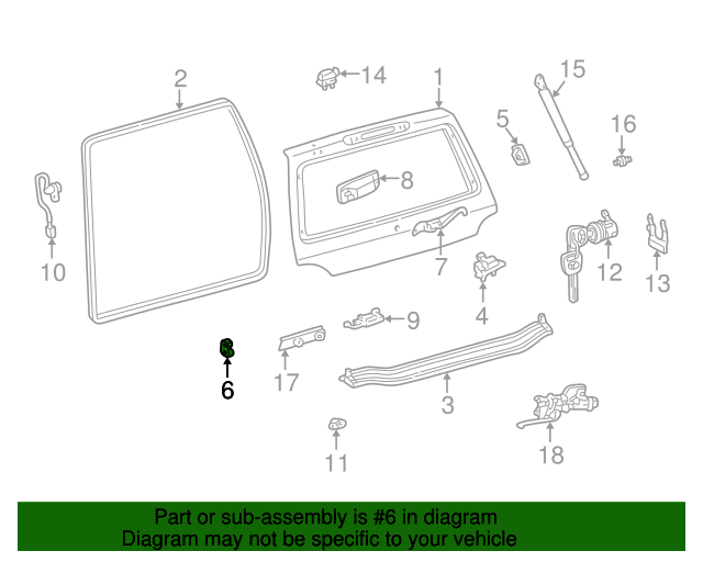 67293-60020 - Stopper Cushion 1998-2007 Toyota Land Cruiser | Longo ...