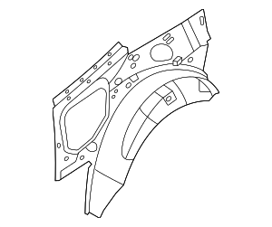 Genuine BMW 41-00-9-879-809 | Wheelhouse Panel | FREE Shipping on Most ...