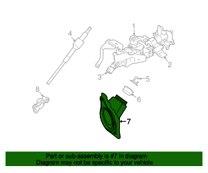 48950-JK60A - Steering Coupling Boot 2007-2020 Infiniti ...