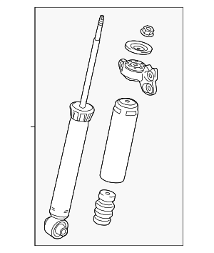 2021-2023 Buick Envision Rear Passenger Side Shock Absorber with Upper ...
