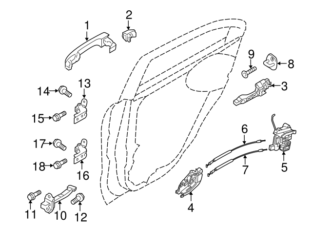 81421-1W020 - Lock Actuator 2012-2017 Kia Rio | Kia.Parts Store