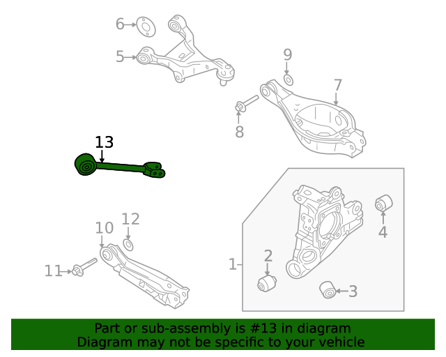 2024 Nissan Rogue Link Rod 55110-6RR0D | Nissan Parts & Accessories Online