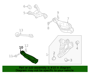 551A1-6RA0B - Trailing Arm 2021-2024 Nissan Rogue | Nissan Parts ...