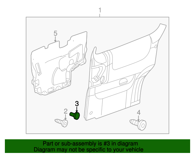 1997-2011 GM Multi-Purpose Clip 10285935 GM | GMPartsDirect.com