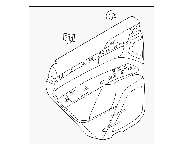 2011-2018 Porsche Cayenne Door Trim Panel 958-555-302-31-DJ6 | Gaudin ...